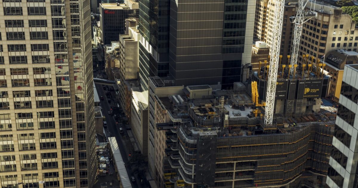 Commercial construction activity up, crane growth strong in Sydney ...